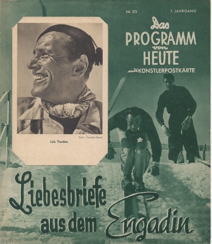 1336: Liebesbriefe aus dem Engadin, Luis Trenker, Carla Rust,-